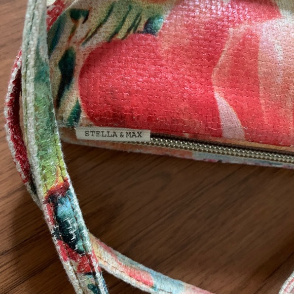 stella and max | Bags | Stella Max Floral Crossbody Wallet Shoulder Bag ...